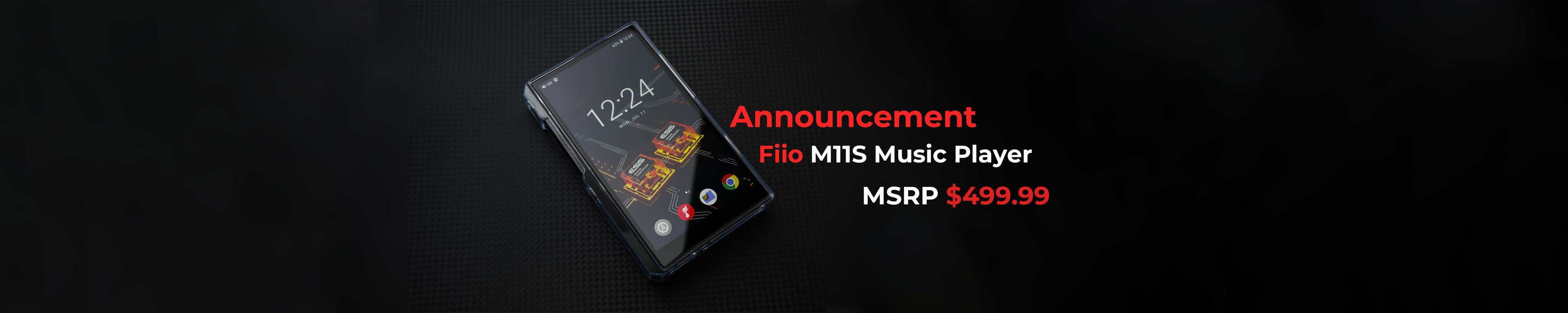 FiiO Announces All-New M11S Dual ES9038Q2M Android Digital Audio Playe — HiFiGo