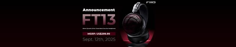 FiiO FT13: Brand New Closed-Back Over-Ear Headphones With PurpleHeart