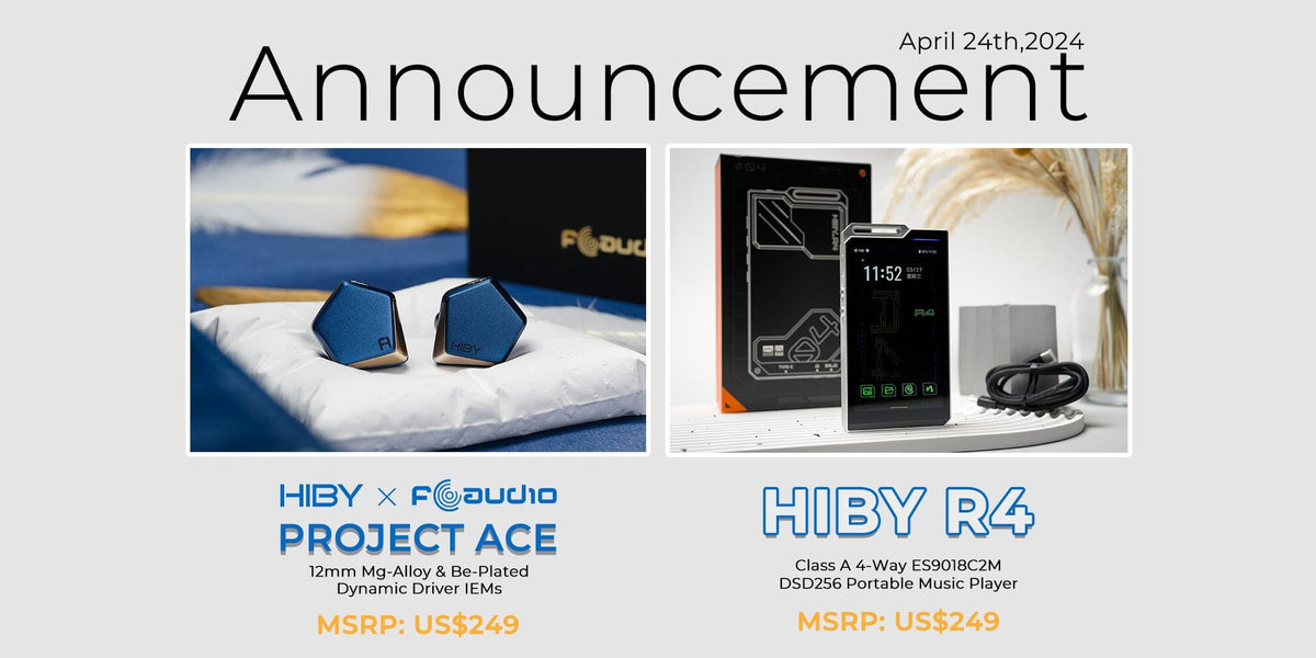 HiBy Launches R4 Android Music Player and Project Ace 12mm Single Dyna — HiFiGo