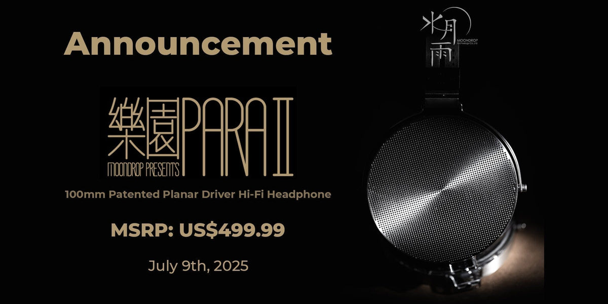 Moondrop Introduces Para 2: Full-Sized Over-Ear Headphones with 100mm ...