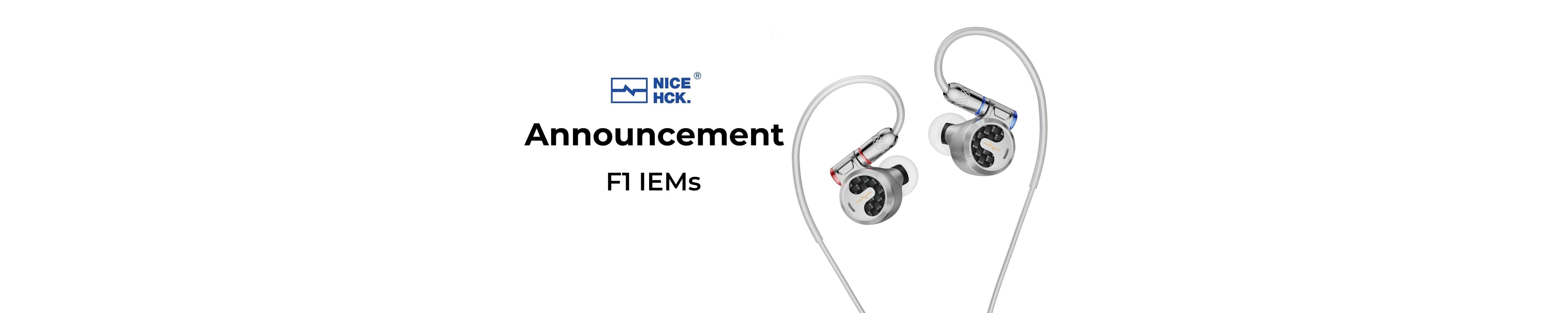 NICEHCK Introduces F1: Latest Planar Magnetic Driver IEMs with 14.2mm ...