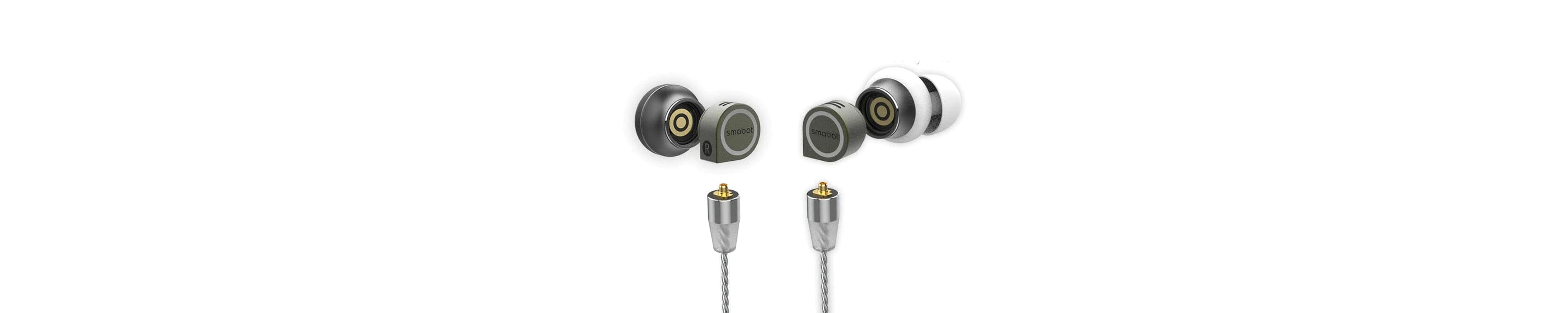 SMABAT M4 Fourth-Generation Modular Earphones With 15mm LCP Dynamic Dr ...