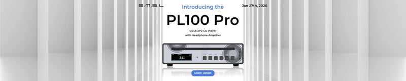 SMSL Launches PL100 Pro Multi-Function CD Player with Dual DAC and Bal