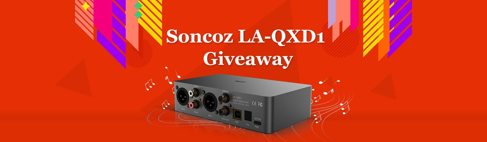 Soncoz LA-QXD1 giveaway — HiFiGo
