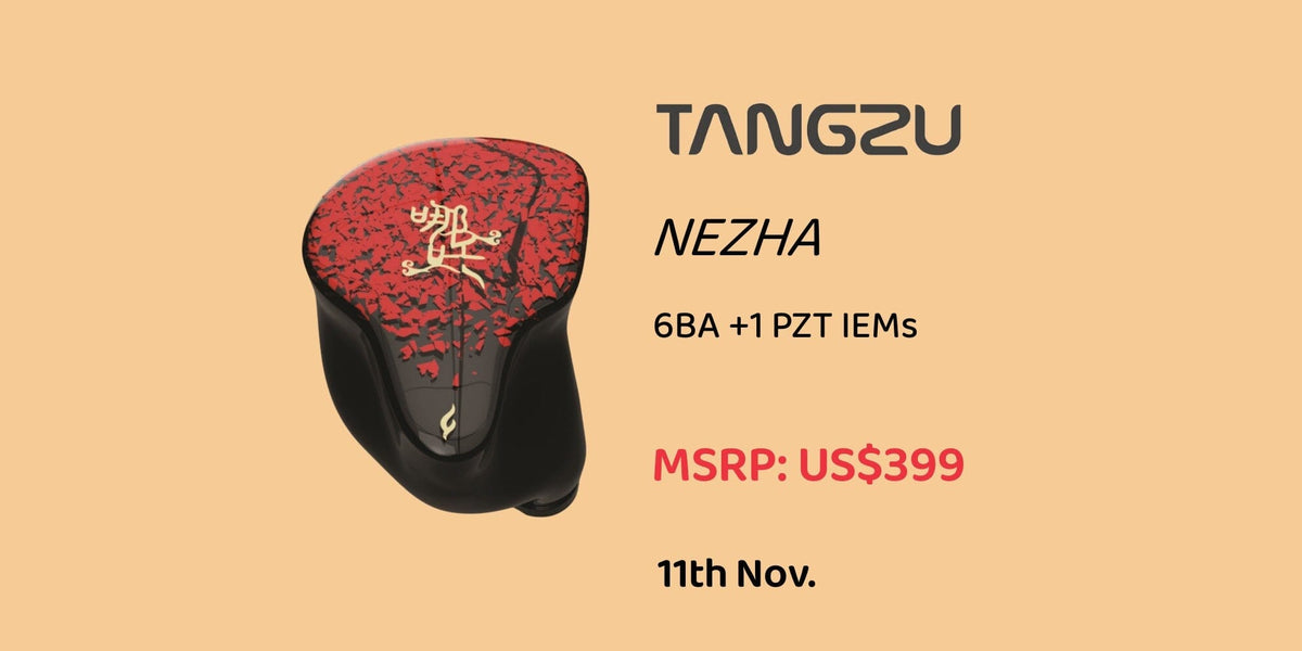 Tangzu Nezha Six BA+1 EST Hybrid Full Resin IEMs — HiFiGo