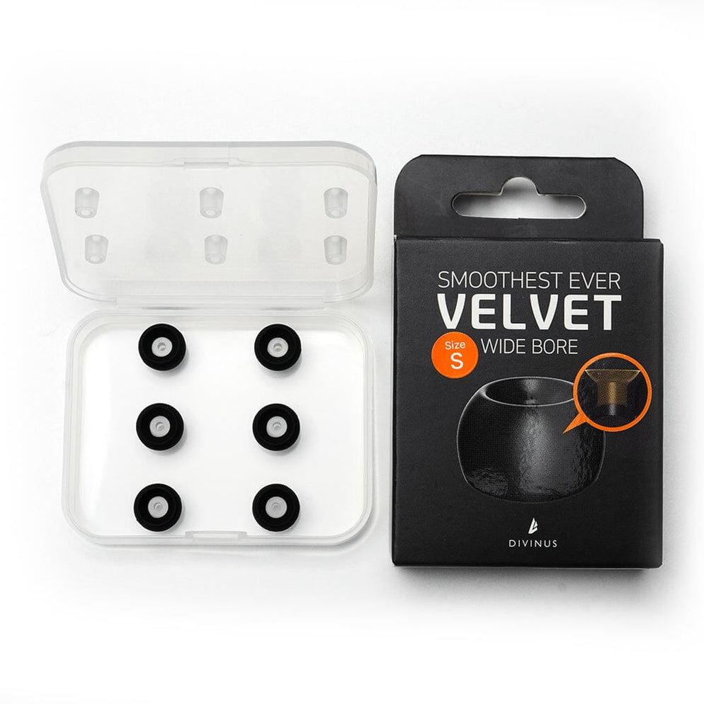 DIVINUS Velvet Wide Bore Silicone Eartips For 4-6mm Nozzle — HiFiGo