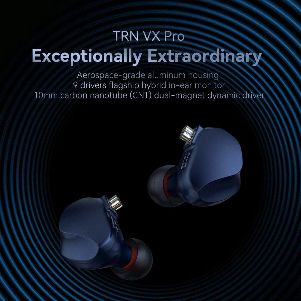 TRN VX Pro 9 Drivers Flagship Hybrid In-Ear Monitor — HiFiGo