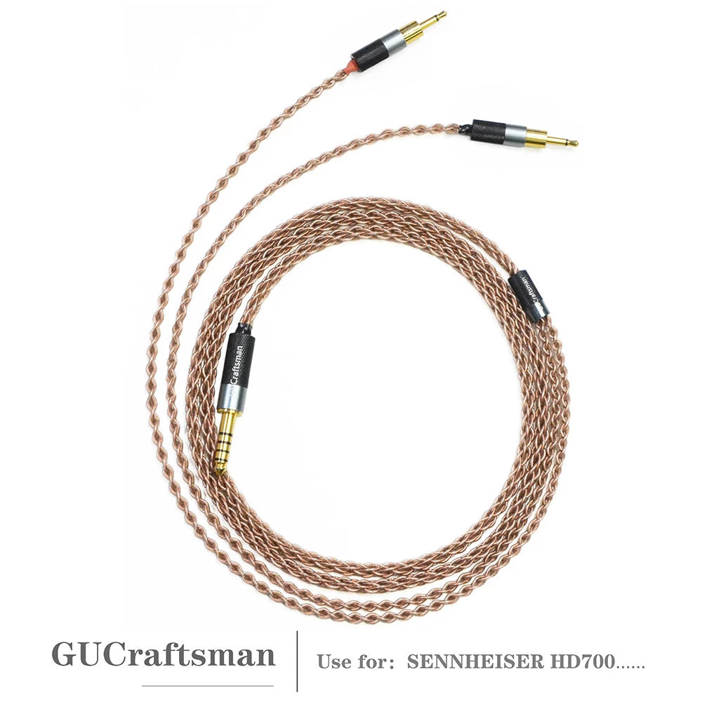 6N OCC Copper Headphone Cable hd700 4Pin XLR 2.5MM/4.4MM Balance — HiFiGo