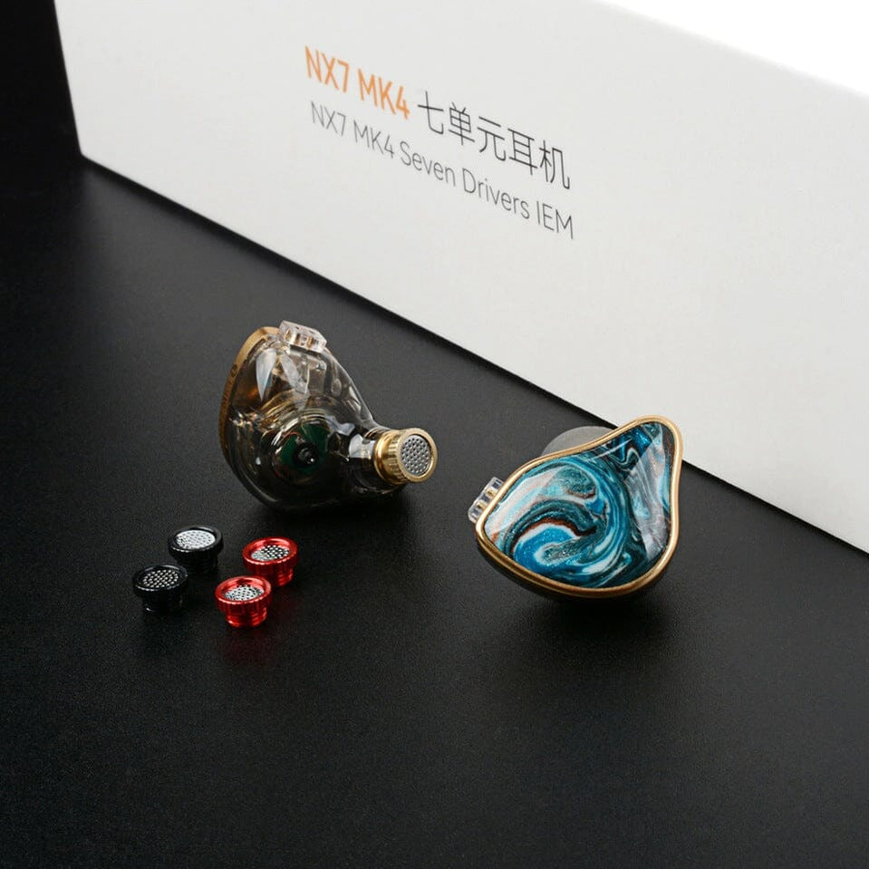 NiceHCK NX7 MK4 4BA + 2DD + PZT Hybrid Drivers In-Ear Earphone — HiFiGo