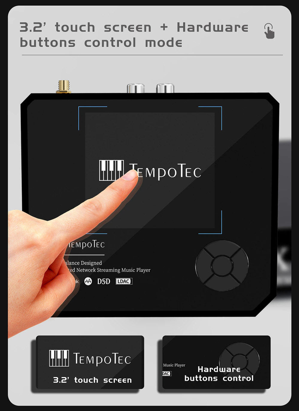 TempoTec Serenade X Desktop HiFi Spieler DAP USB DAC — HiFiGo