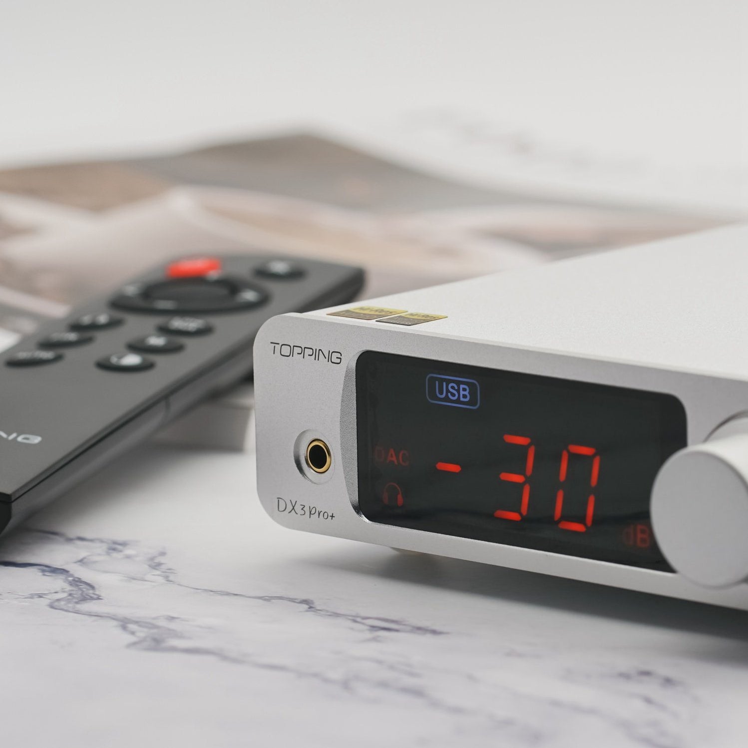 TOPPING DX3pro+ Bluetooth 5.0 DAC & Headphone Amplifier Pre Amplifier ...